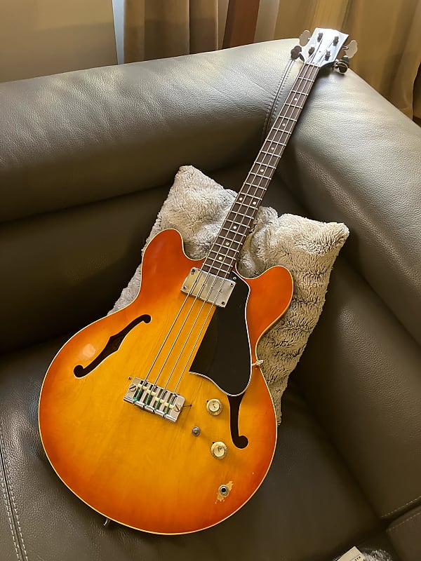 Gibson EB2 1969 - Cherry Sunburst | Reverb