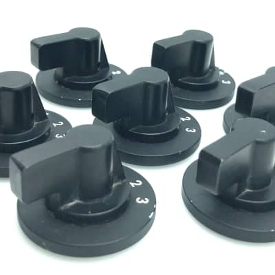 Lot of 7 Large Vintage Electrical Equipment Knobs | Reverb