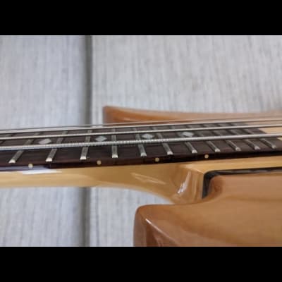 Fernandes *Mini* Mockingbird Bass (Natural, Neck-Thru, MIK, | Reverb