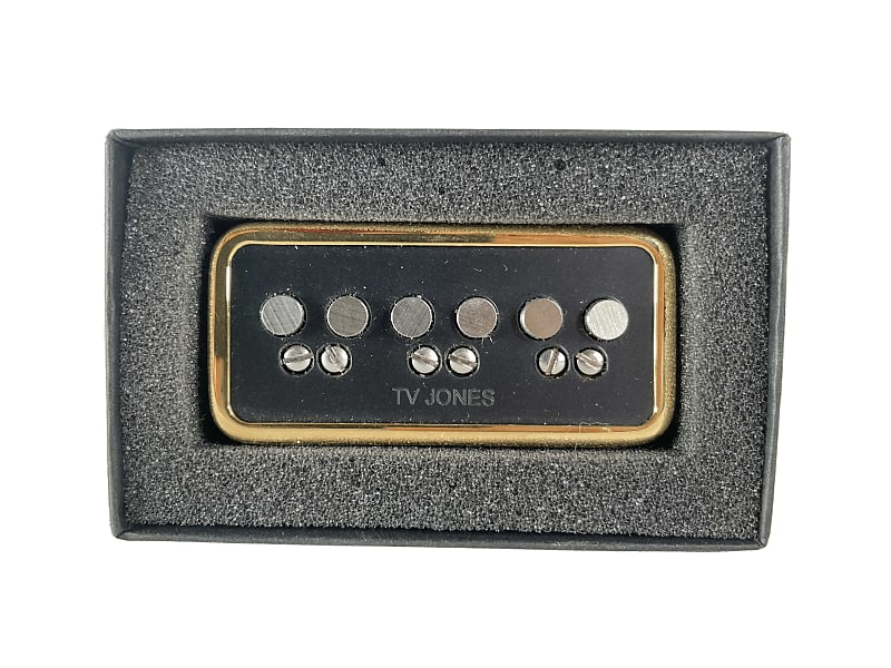 TV Jones T-Armond Gold Neck Guitar Pickup - Gretsch Mount | Reverb
