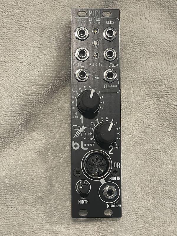 Blue Lantern MIDI to Pulse Clock Eurorack Module 2023 - Black | Reverb