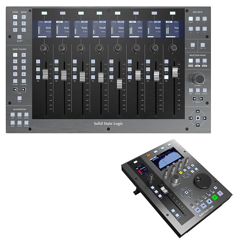 Solid State Logic UF8 Advanced DAW Controller Bundle with | Reverb