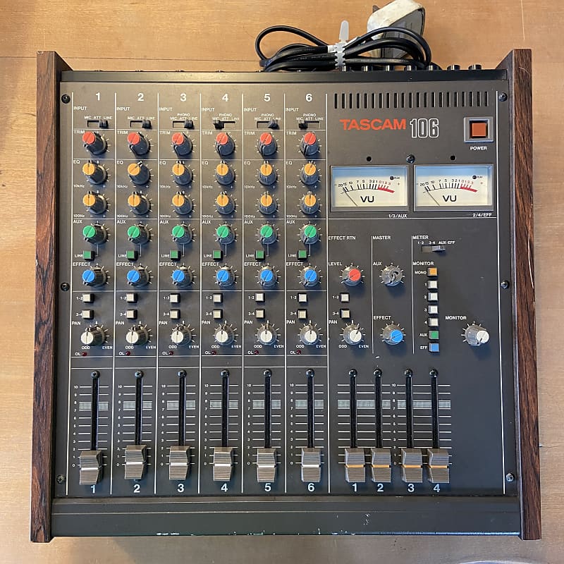 Tascam M-106 6 Channel Mixer 80's | Reverb UK