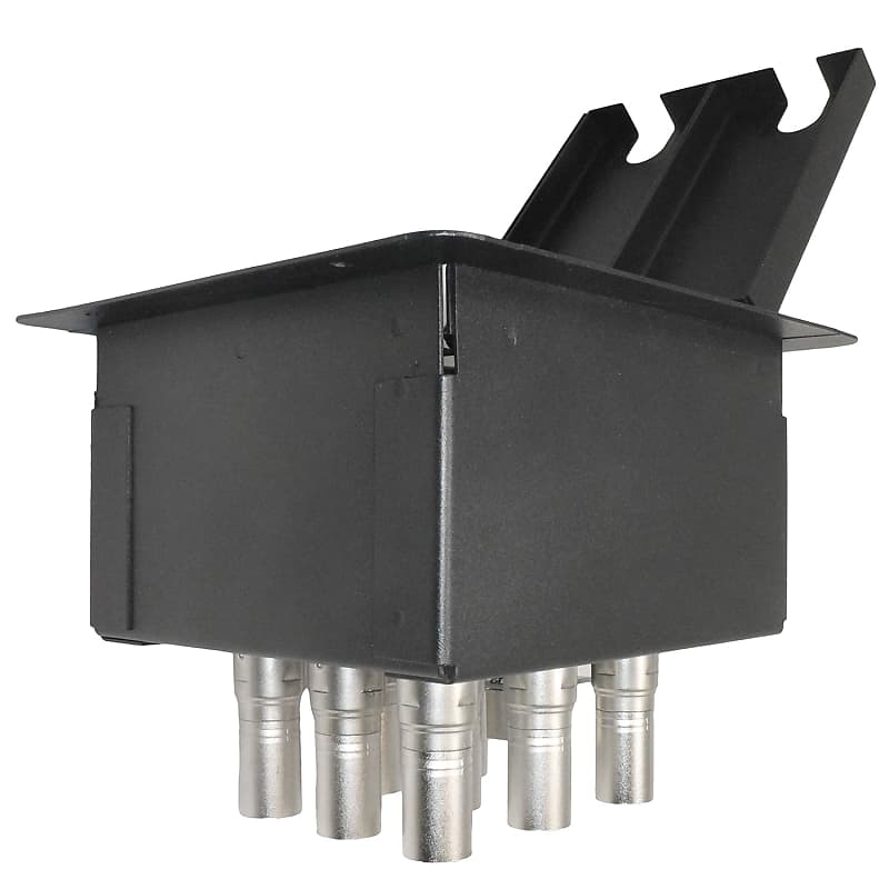 Recessed Floor Stage Box With 8 Xlr Female To Male And 1 Cat5 | Reverb