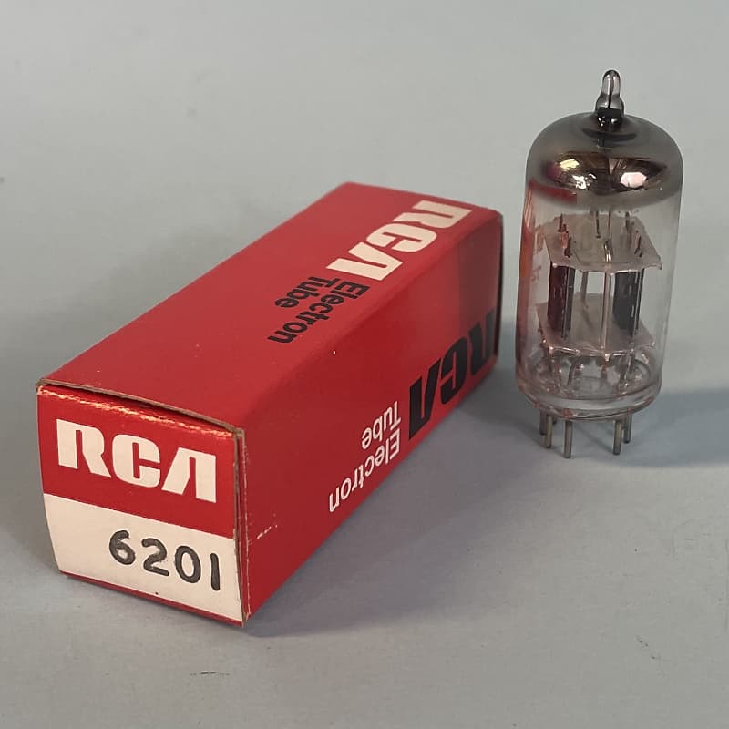 1972 RCA 6201 12AT7WA ECC81 Vintage Halo Getter Preamp Tube! | Reverb