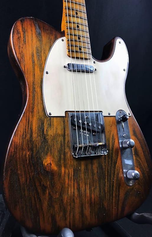 Custom/Hybrid Telecaster, Relic, Distressed Barnwood | Reverb