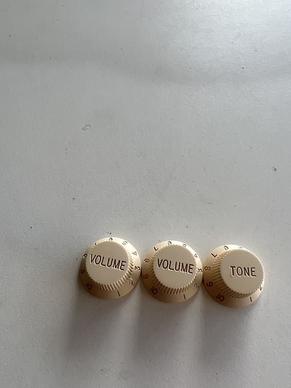 WD Music Stratocaster Cream knobs | Reverb
