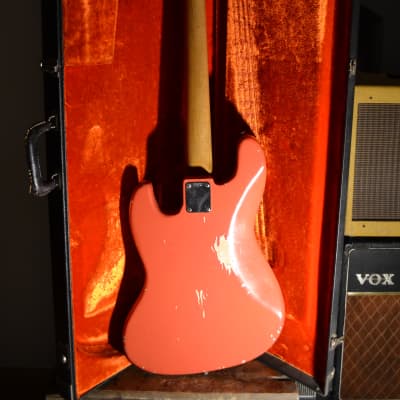 Fender Jazz Bass 1963 Fiesta Red | Reverb