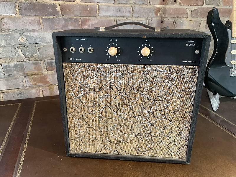Soundrojects R203 Amplifier Electro lab 60’s - Black tolex | Reverb