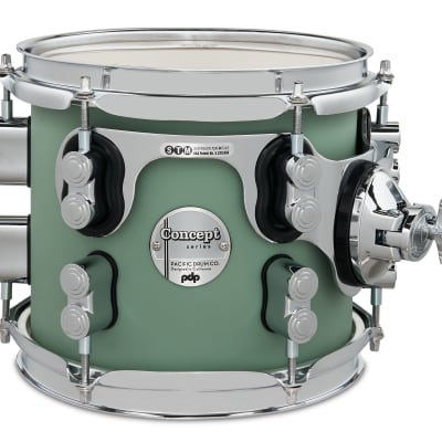 PDP Concept Maple Series 13 inch Tom , Satin Tobacco Burst | Reverb