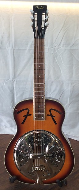 Fender FR50 Resonator DoBro Sunburst | Reverb