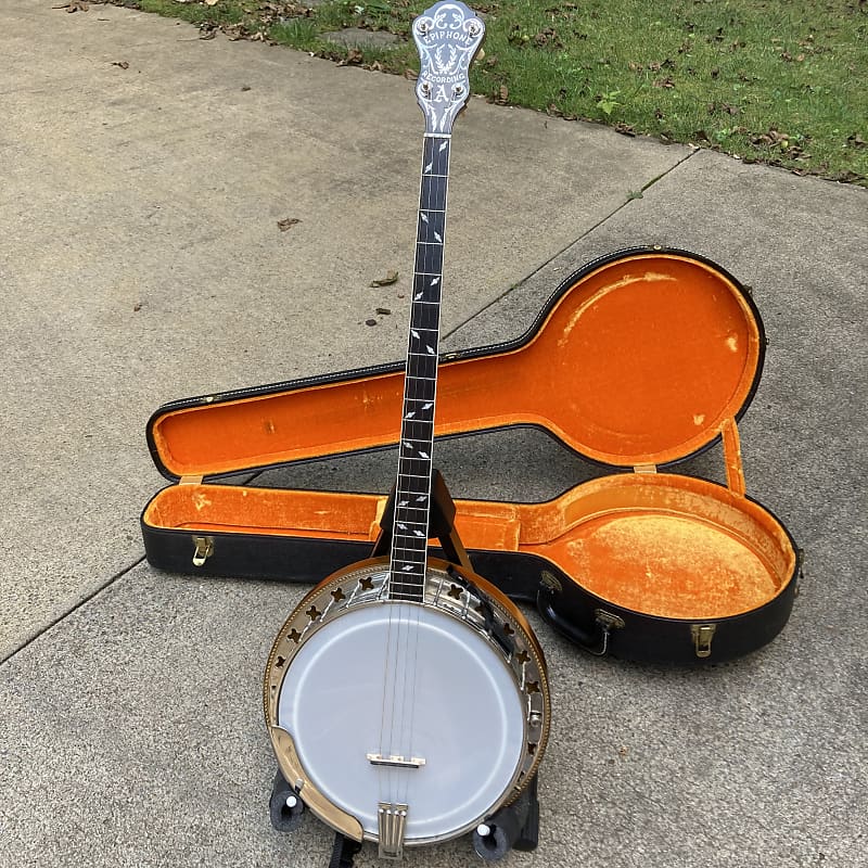 Vintage Plectrum Epiphone Recording A Banjo 1930 | Reverb