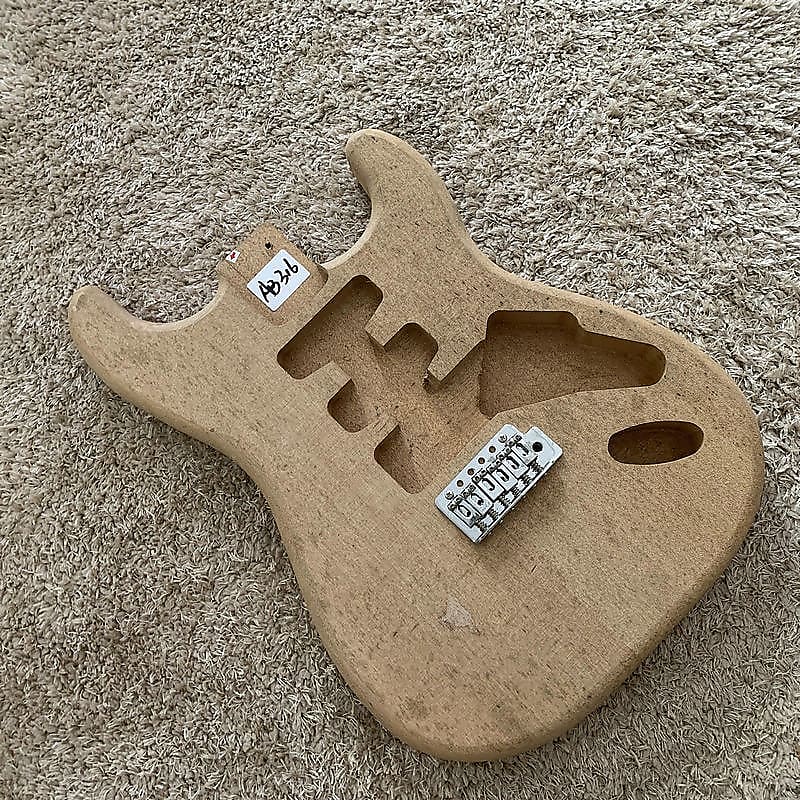 Mahogany Wood Stratocaster Strat Style Guitar Body | Reverb