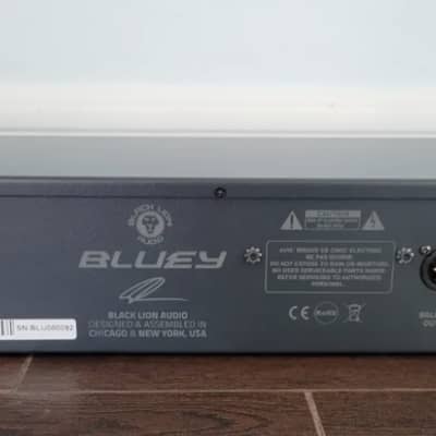 Black Lion Audio 1176 compressor BLUEY - Blue Stripe & Silver | Reverb