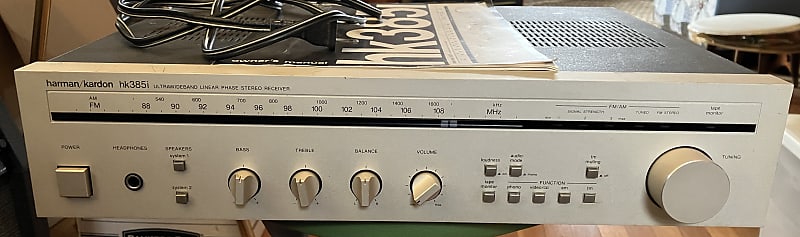 Harman Kardon HK 385i 1985-ish - Silver | Reverb