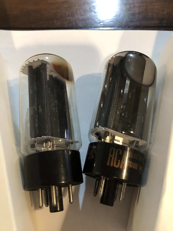 Strong Pair Vintage RCA 5U4GB Rectifier Tubes Old Stock | Reverb