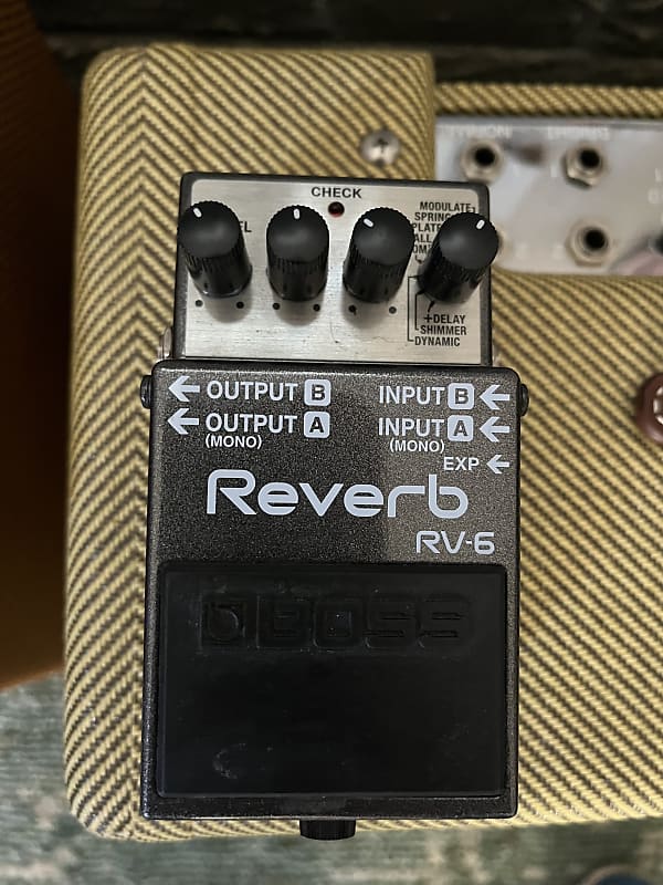 Boss Reverb RV-6 Gray | Reverb