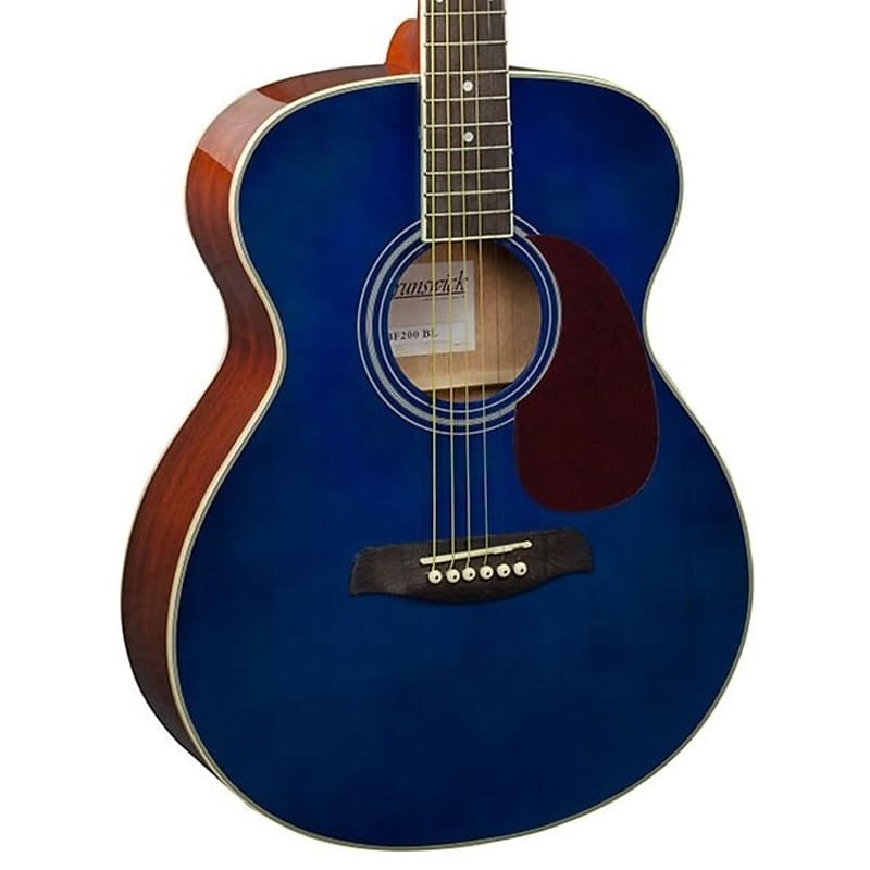 Brunswick BF200 Acoustic Guitar - Blue | Reverb UK