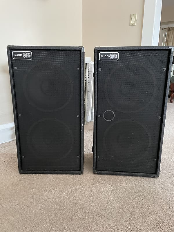 Sunn 3M 2x12 Cabinet 1970s (Pair) | Reverb