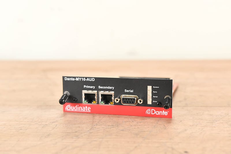 Audinate Dante-MY16-AUD 16-Channel Dante Network I/O Card | Reverb