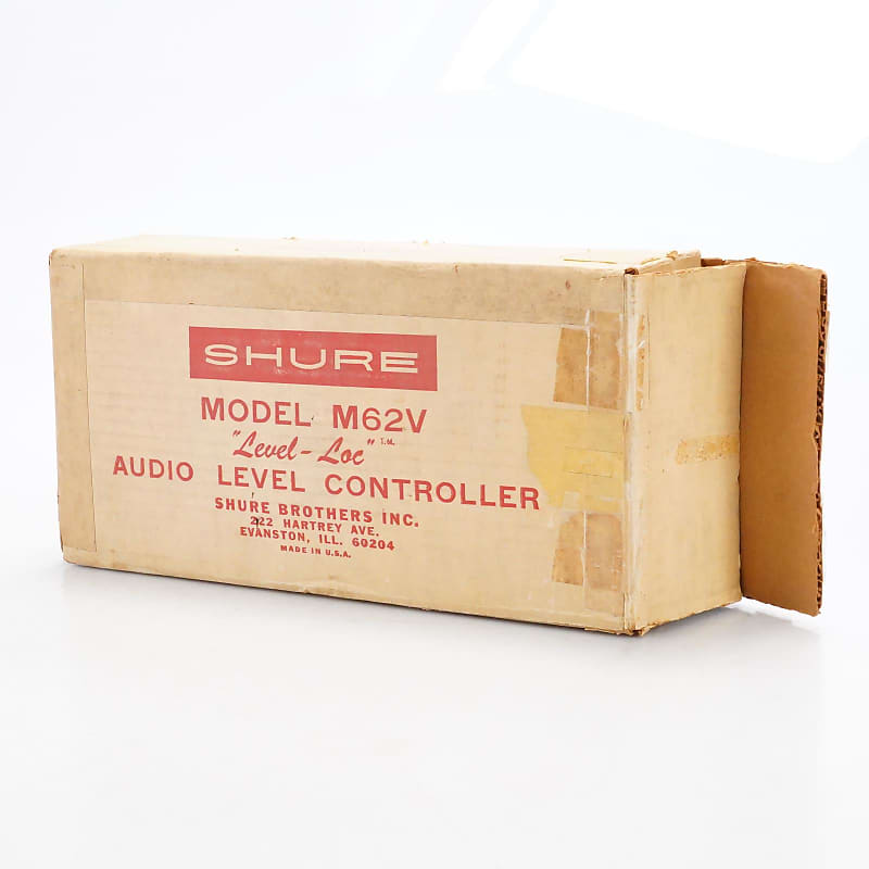 Box for Shure Level-Loc M62V Audio Level Controller Original | Reverb