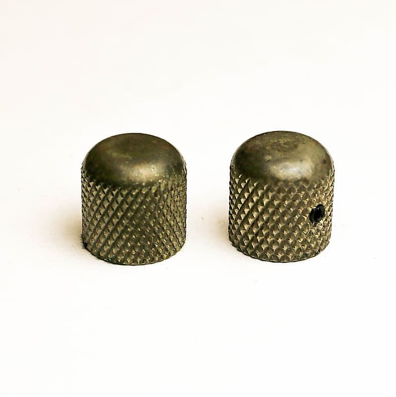 Aged Fender ® Telecaster ® Relic Dome Knob Set for 6.35mm | Reverb