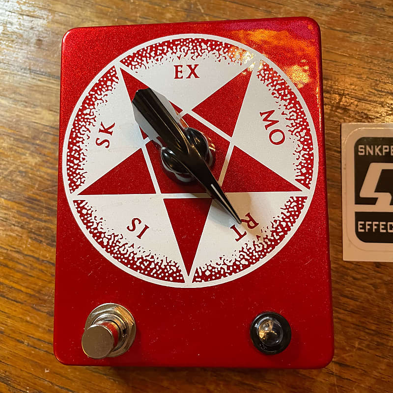 SNK Effects Pedals Exmortis Fuzz 2018 Red Sparkle | Reverb