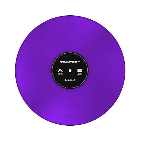Native Instruments Traktor Control Vinyl, Purple | Reverb