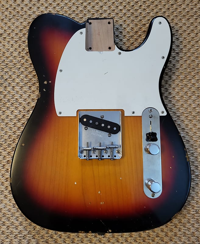 Loaded Nitro telecaster body | Reverb