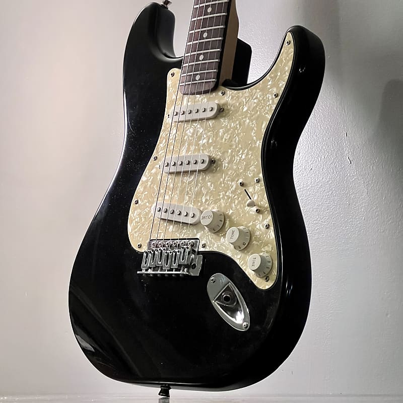 Fender Starcaster 90s - Black Sparkle | Reverb