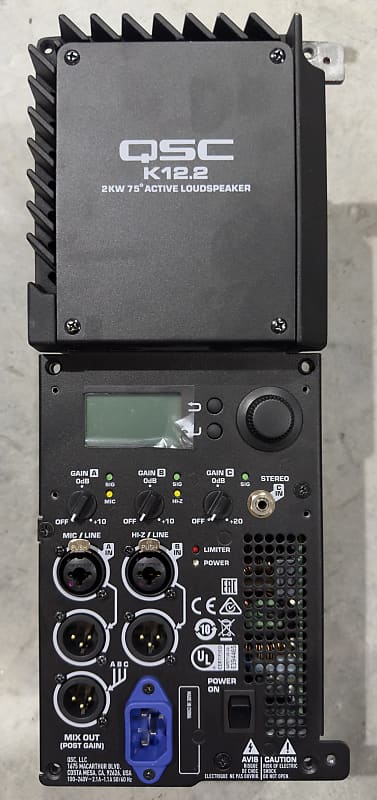 QSC K12.2 module Peak: 1800 W (LF), 225 W (HF) Fully Working | Reverb