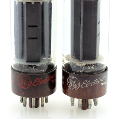 PAIR AMPEREX BUGLE BOY EL34 6CA7 BROWN DD-GETTER Xf4 | Reverb