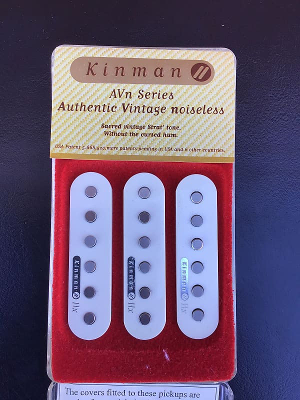 Kinman "AVN-Blues" Set of Authentic Vintage Noiseless Strat | Reverb