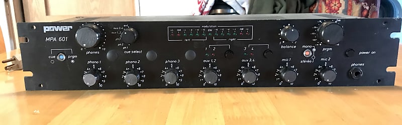 Power MPA-601 Rotary Mixer - Black | Reverb