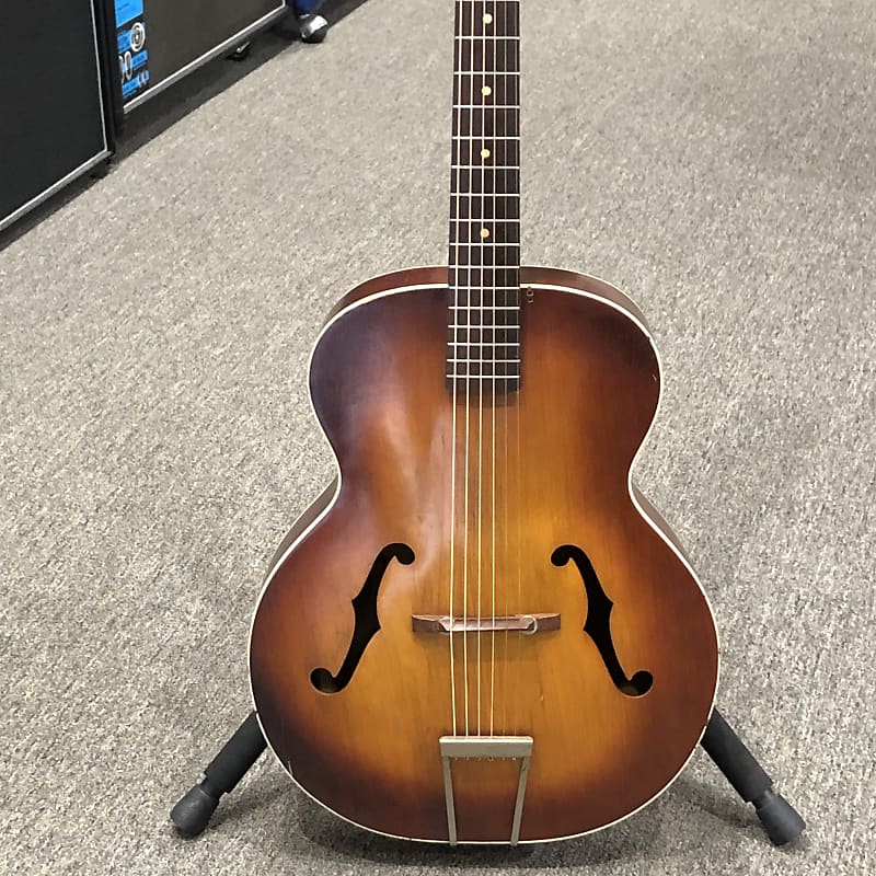 Vintage 1950's Silvertone F-58-T Archtop - Sunburst | Reverb
