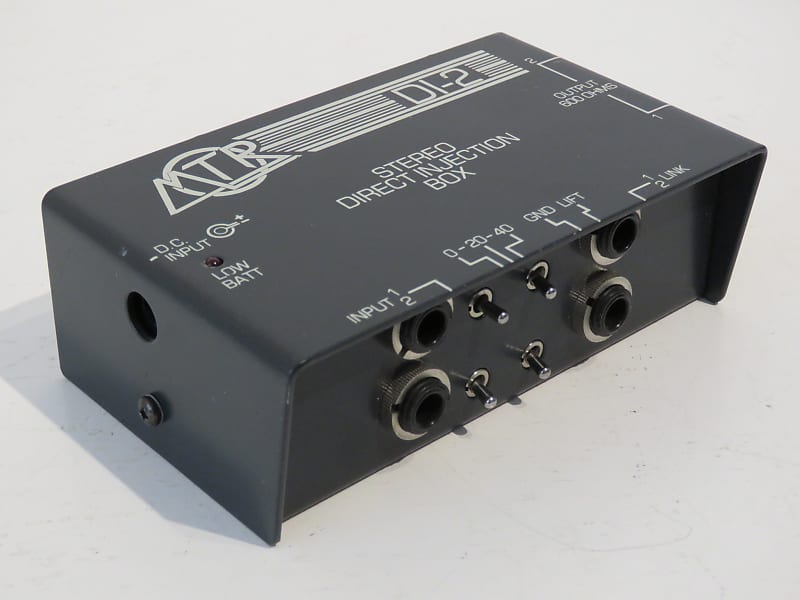 MTR DI-2 Stereo Direct Injection DI Box Splitter | Reverb UK