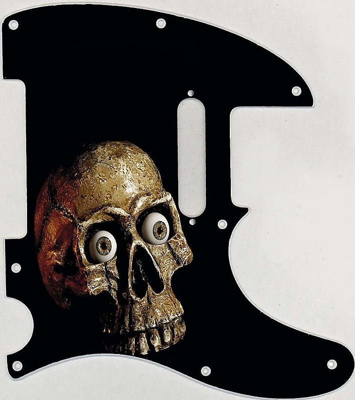 Graphical pickguard Fender Telecaster Tele Standard 8 Hole | Reverb