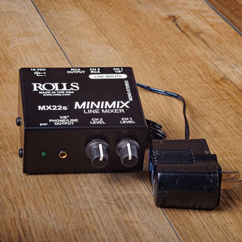 Rolls MX22s 2022 Line Mixer RCA 2 Channels | Reverb
