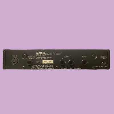 Yamaha R100 Half Rack Reverb | Reverb