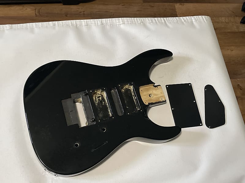 1997 Japan Jackson Performer PS-4 Black Guitar Body Floyd | Reverb