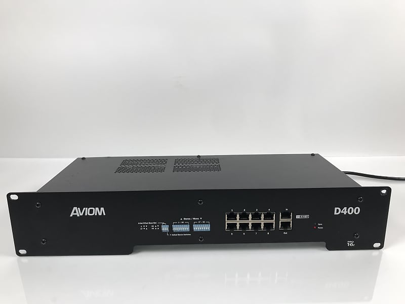 Aviom D400 A-Net Distributor IEM Personal Monitor | Reverb