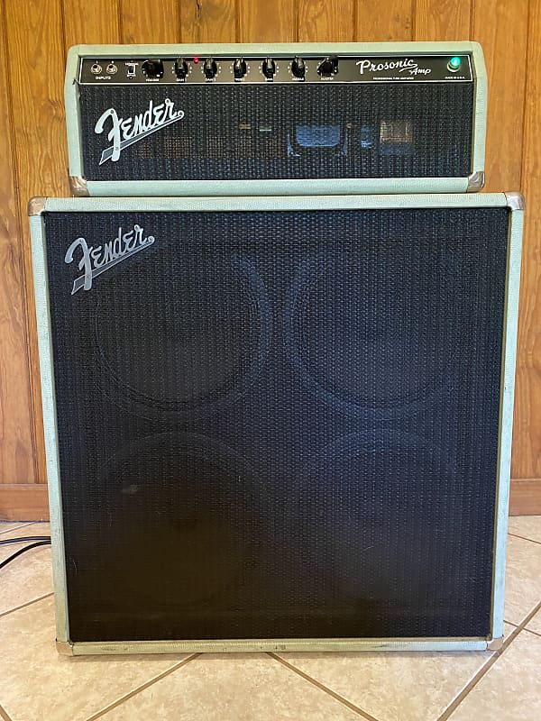 Fender Prosonic 1992 Sea foam green Lizard Skin | Reverb