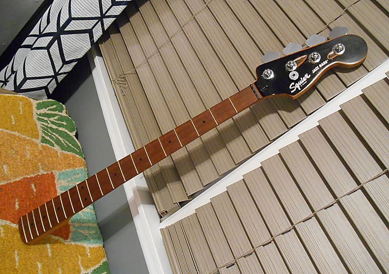 Squier Contemporary Jazz Bass Roasted Maple Neck. | Reverb