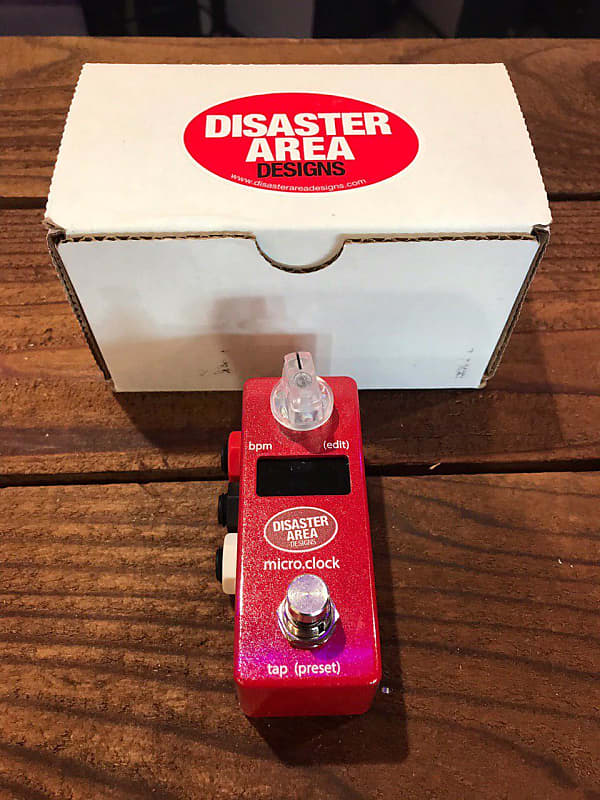 (7185) Disaster Area Designs Micro Clock | Reverb
