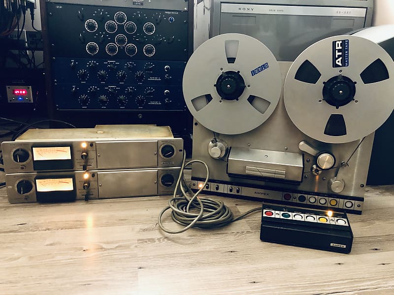 Ampex 440 B 2 Track 1/4" Tape Recorder w/ Remote | Reverb