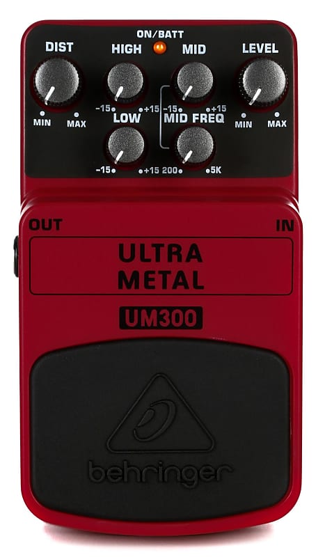 Behringer UM300 Ultra Metal Distortion Pedal (3-pack) Bundle | Reverb