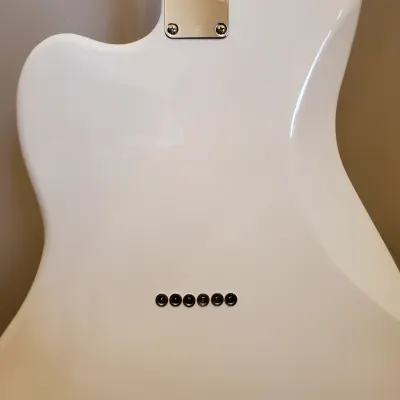 Jazzmaster Build Hardtail Arctic White Tom Delonge Style | Reverb
