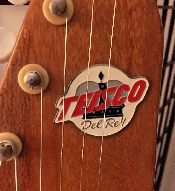 Authentic Metal Vintage Teisco Del Rey Logo Badge Emblem | Reverb