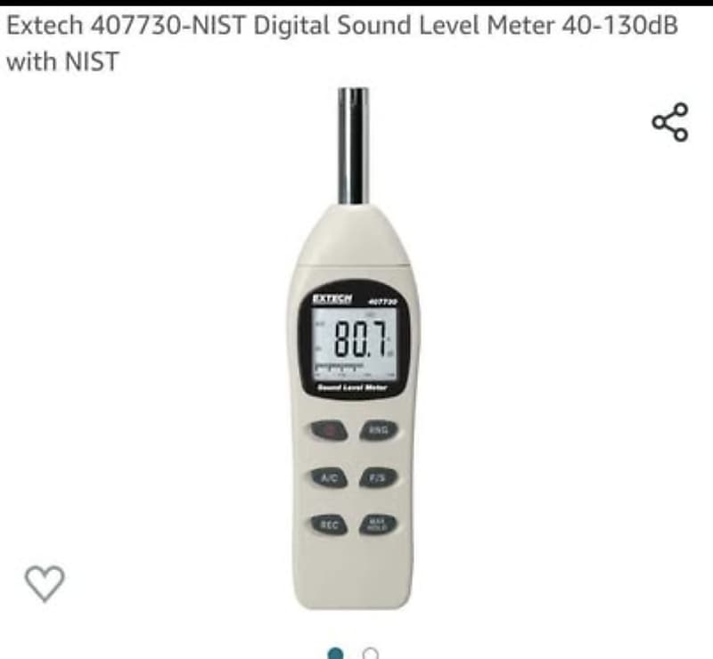 Extech Instruments 407730 Sound Level Meter Extech | Reverb