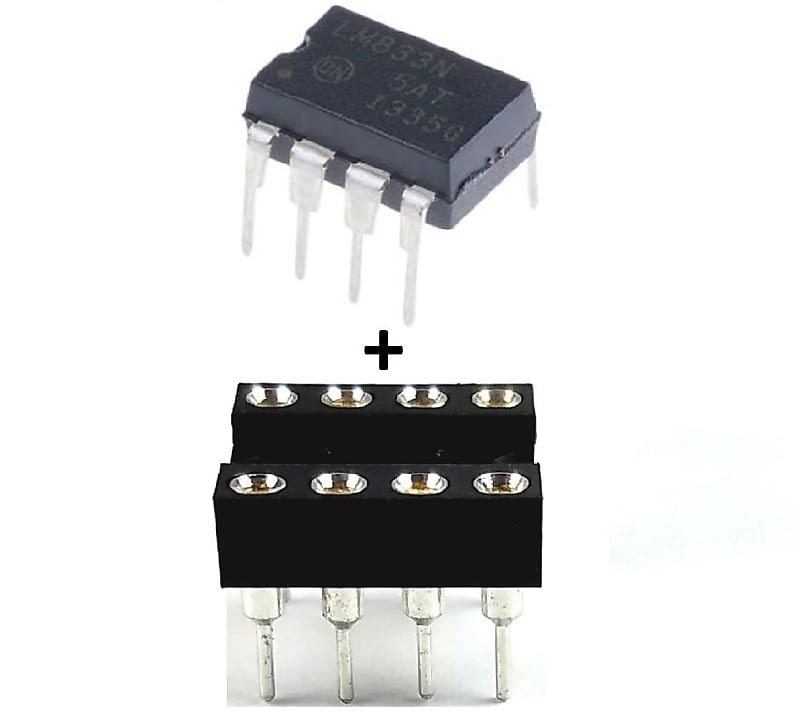 LM833NG LM833 + Socket - Dual Operational Amplifier IC - 5 | Reverb